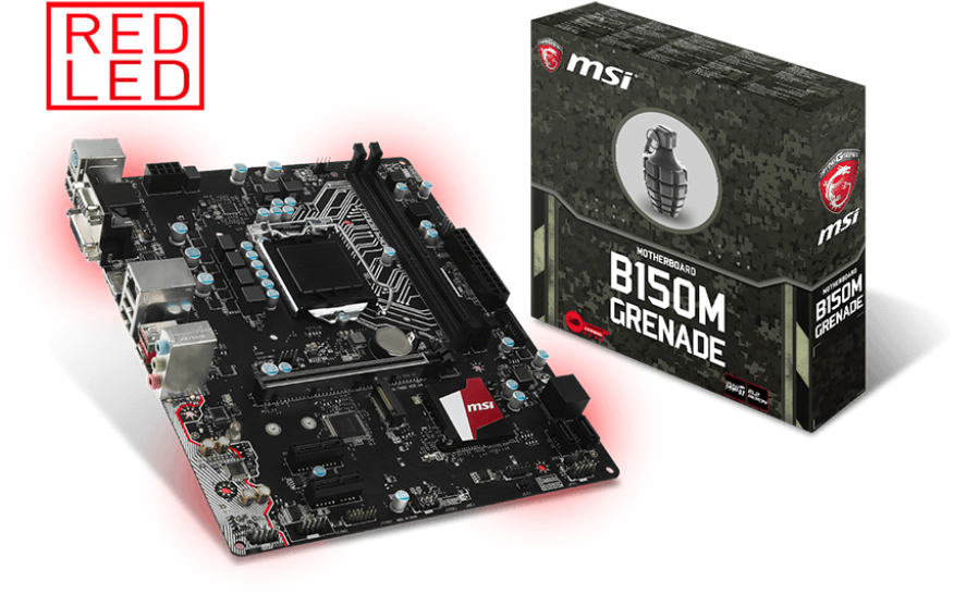 Download Intel® B150 Express Motherboard B150m Grenade - Msi H110m ...