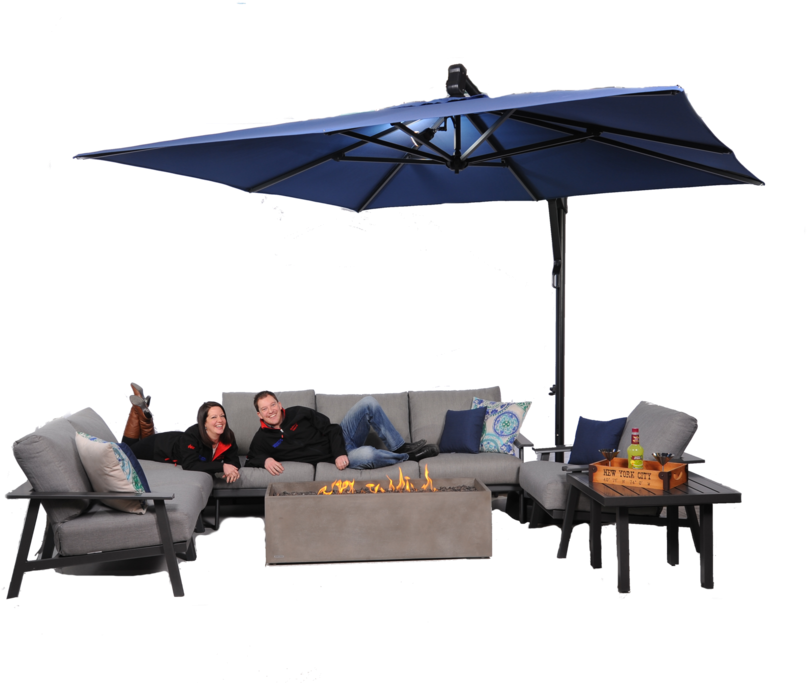 Download Transparent Mallin Dakoda Deep Seating Sectional - Patio ...