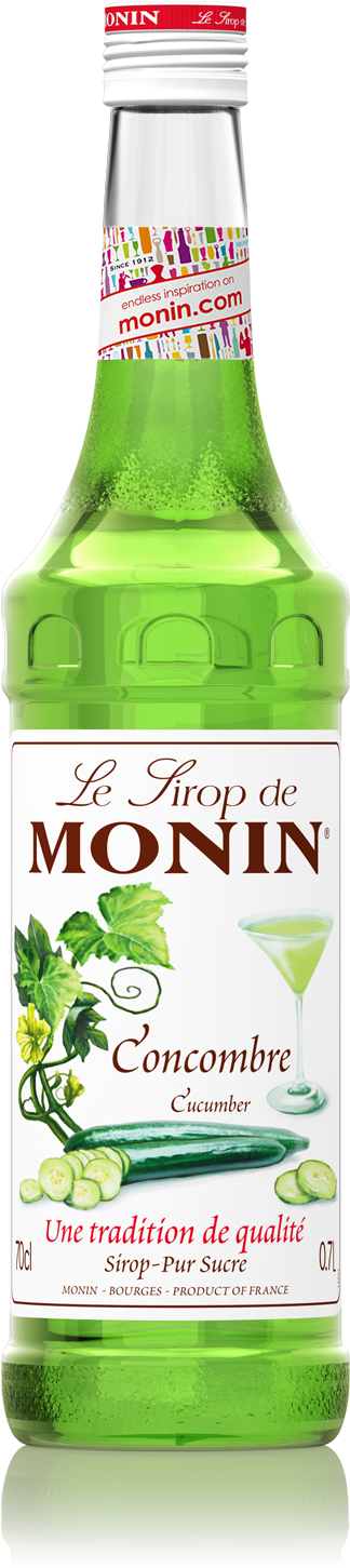 Download Monin Cucumber Syrup, 700ml - Full Size PNG Image - PNGkit