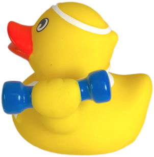 Download Workout Rubber Duck Ducks In The Window - Duck - Full Size PNG ...