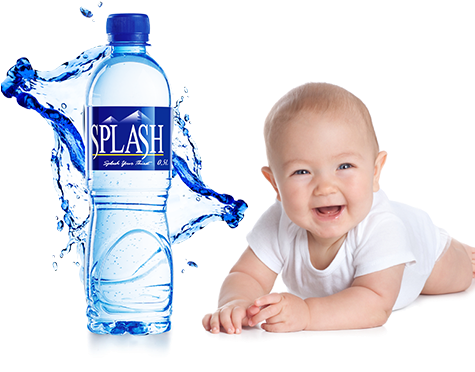 Download "splash" Spring Drinking Filtered Water - Baby On Transparent ...