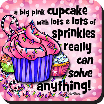 Download A Big Pink Cupcake With Lots Of Sprinkles Really Can - 'note ...