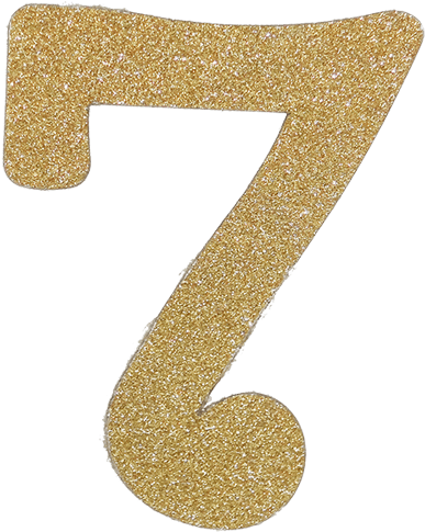 Download Glitter Number 7 Png - Full Size PNG Image - PNGkit