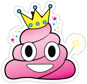 Download Poop Emoji Png "princess Poop - Pink Princess Poop Emoji ...