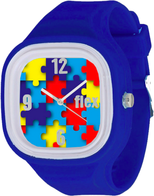 Download The Puzzle Flex Watch Which Represents Autism Awareness ...