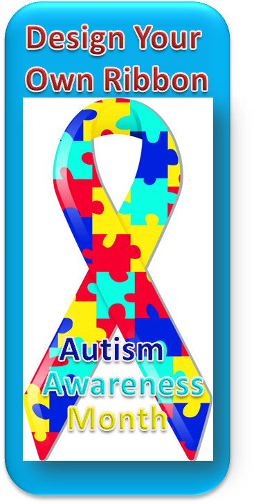 Download Design Ribbon - Autism Awareness Ribbon - Full Size PNG Image ...