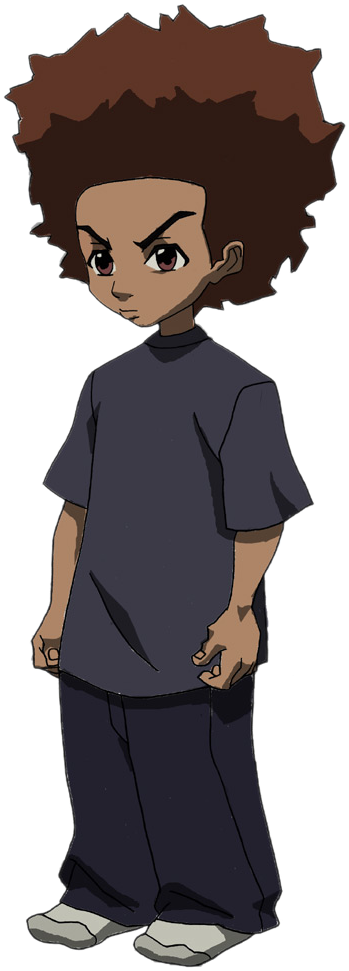 Download The Boondocks - Huey Freeman Full Body - Full Size PNG Image ...