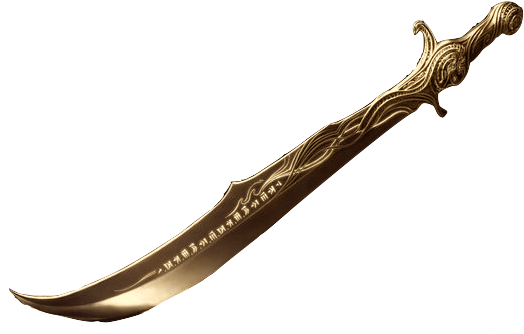 Download Aestus - Druid Scimitar - Full Size PNG Image - PNGkit