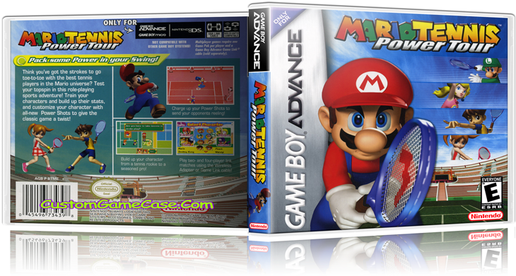 Download Mario Tennis Power Tour - Mario Power Tennis Gba Cover - Full ...