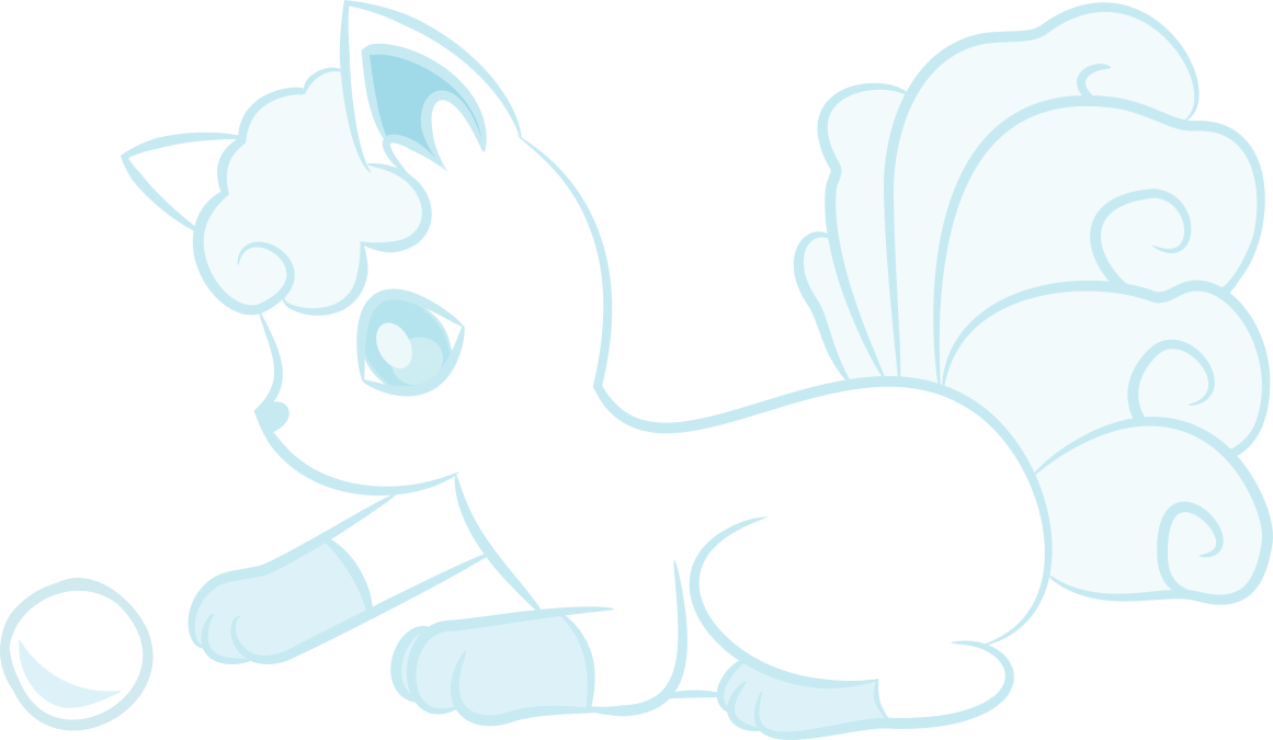Download Alolan Vulpix Doodle - Art - Full Size PNG Image - PNGkit