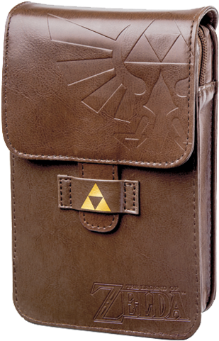 Download Transparent Zelda Faux Leather Adventurer's Pouch - 3ds The ...