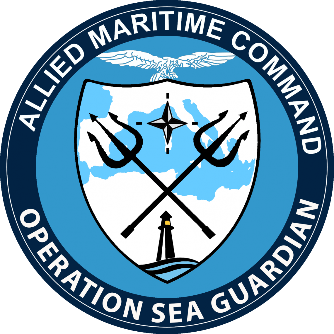 Download Sea Guardian Logo - Nato Operation Sea Guardian - Full Size ...