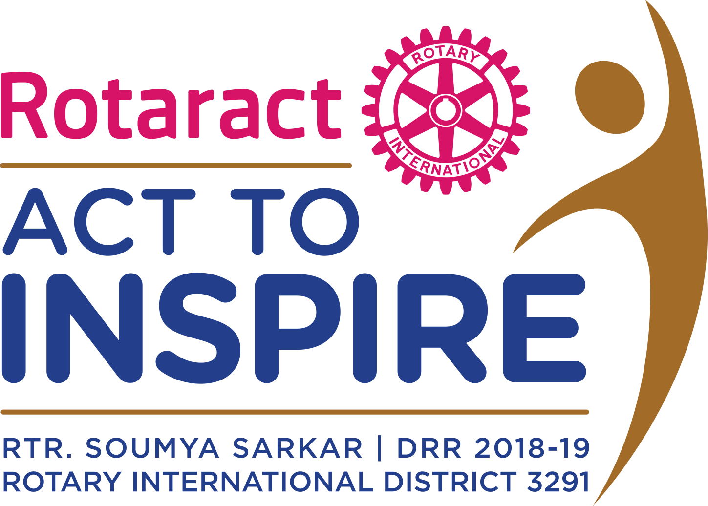 Download Rotaract Documents Rotaract Rotary Logo White Pictures - Botão ...