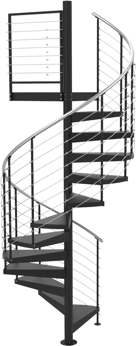 Download 60"d Horizontal 1/4" Stainless Infill Code Compliant - Stairs ...