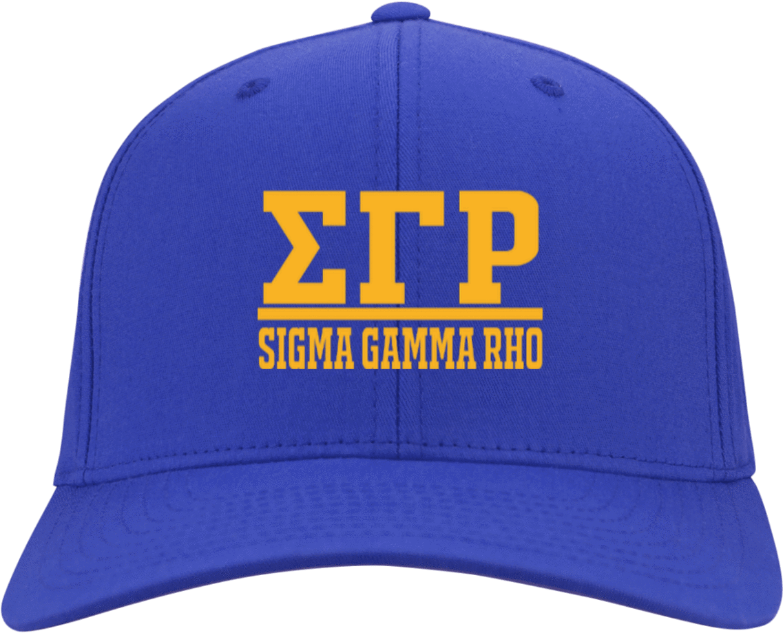 Download Sigma Gamma Rho Flex Fit Twill Baseball Cap - Sleeve - Full ...