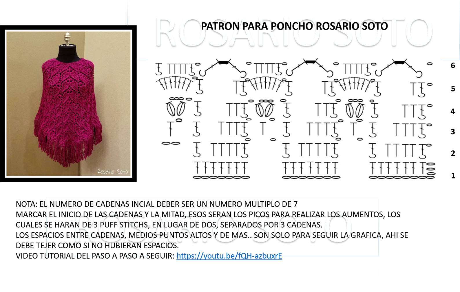 Download Patron Para Mi Poncho A Crochet - Patron De Poncho A Crochet ...