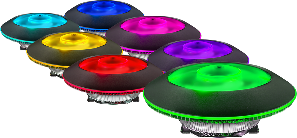 Download Cpu Air Cooler Rgb - Full Size PNG Image - PNGkit