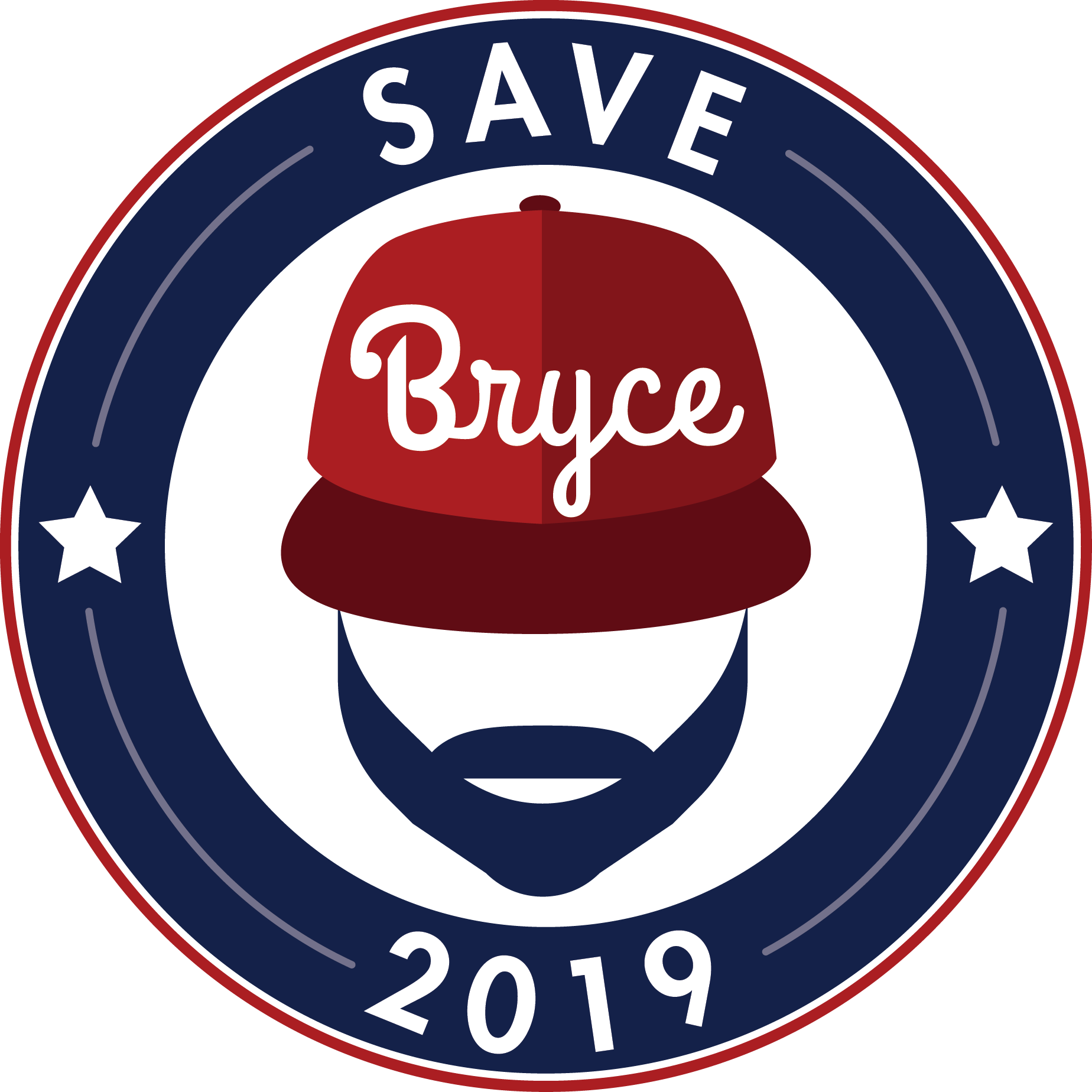Download Save Bryce - Bryce Harper - Full Size PNG Image - PNGkit