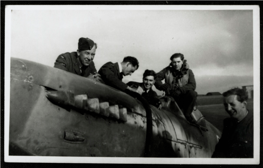 Download Ground Crew And Pilot With Spitfire At Raf Andreas - Jim ...