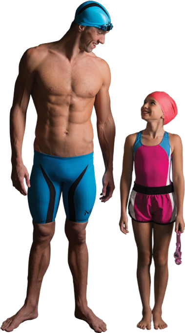 Download Michael Phelps Standing Next To Young Girl - Michael Phelps ...