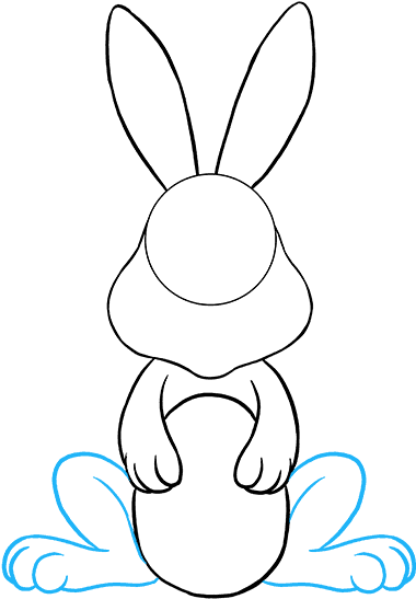 Download How To Draw Easter Bunny - Drawing - Full Size PNG Image - PNGkit