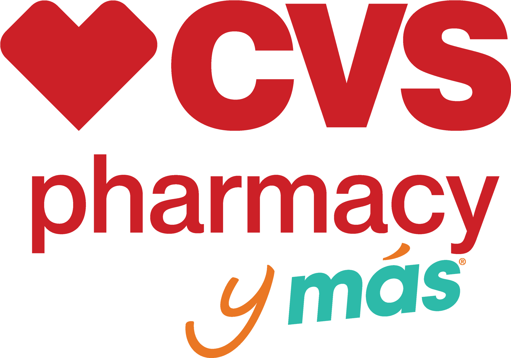 Download Cvs Pharmacy Y Mas Downloadable Logo Stacked - Cvs Pharmacy ...