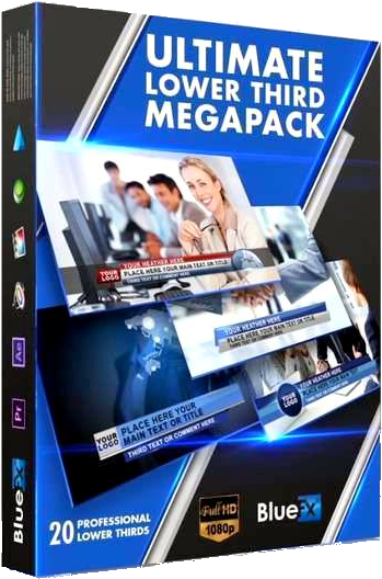 Download Lower Thirds - Bluefx Lower Third - Full Size PNG Image - PNGkit