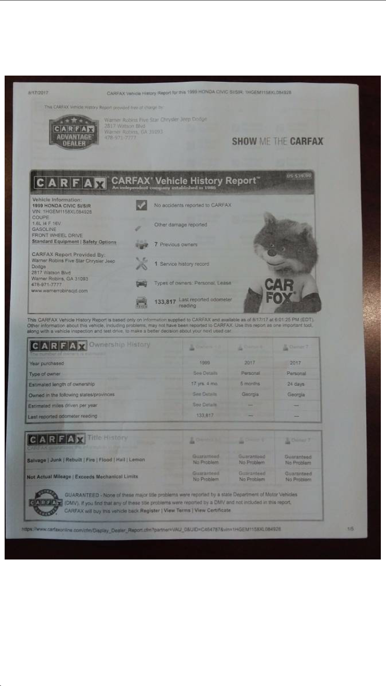 Download Item Specifics - Carfax Report - Full Size PNG Image - PNGkit