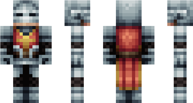 Download Minecraft Skin Nether Knight - Full Size PNG Image - PNGkit