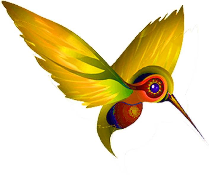 Download Yellow Humming Bird - Hummingbird - Full Size PNG Image - PNGkit