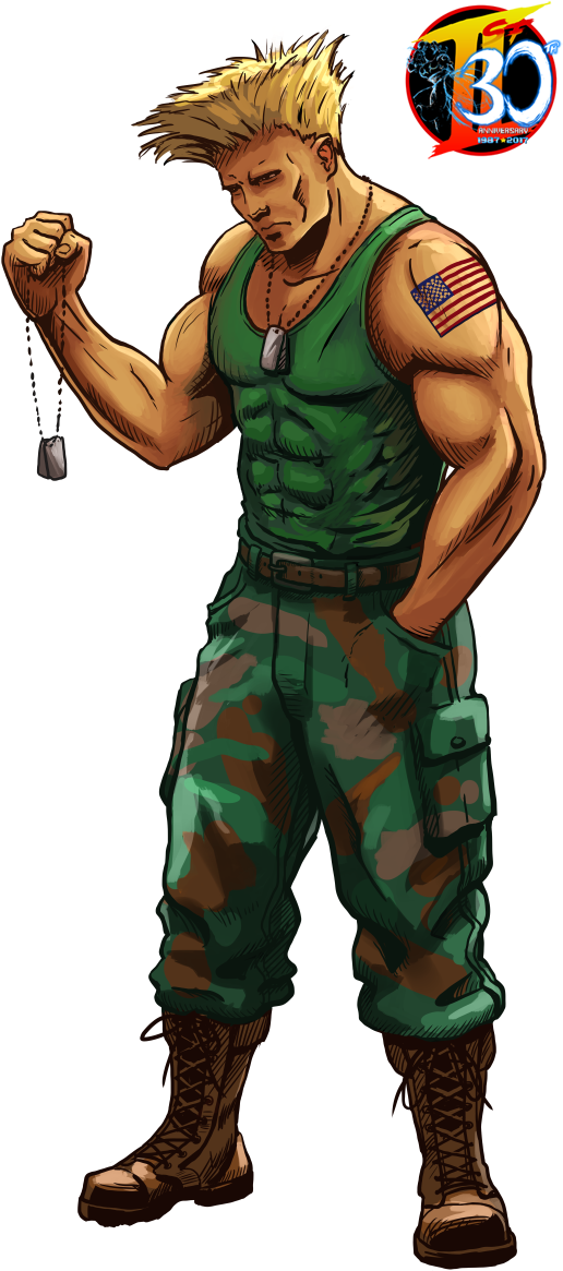 Download Transparent Captain Guile Street Fighter - PNGkit
