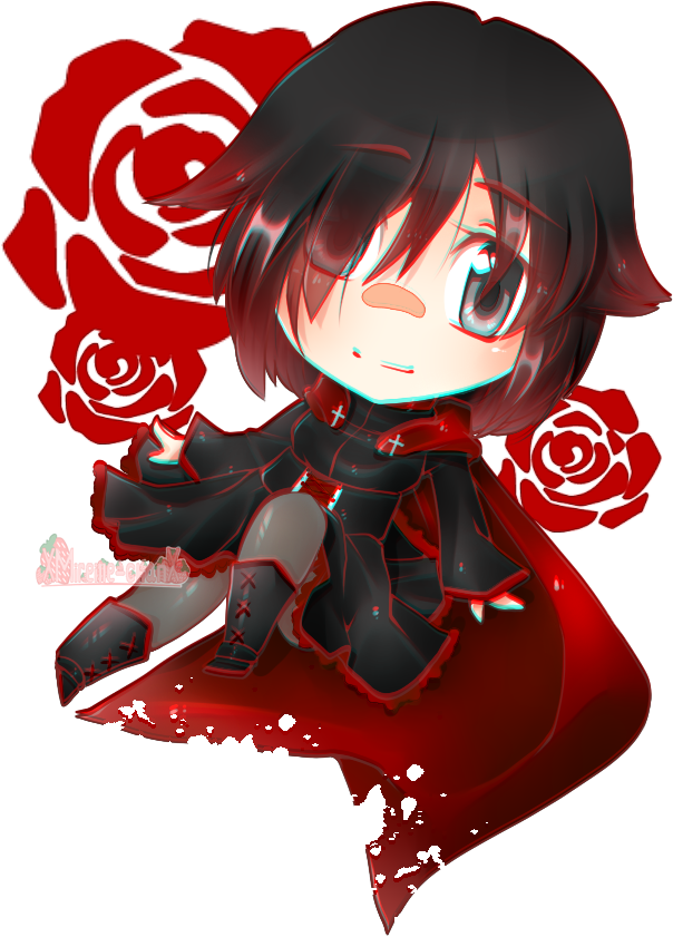 Download Ruby By Xmireille-chanx - Rwby Funny Cute Ruby - Full Size PNG ...