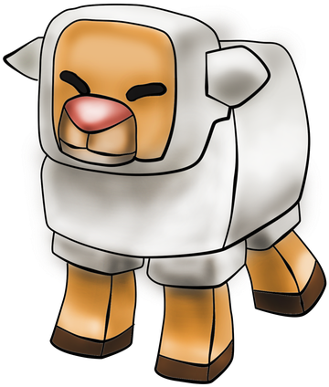 Download How To Draw A Minecraft Sheep - Minecraft - Full Size PNG ...