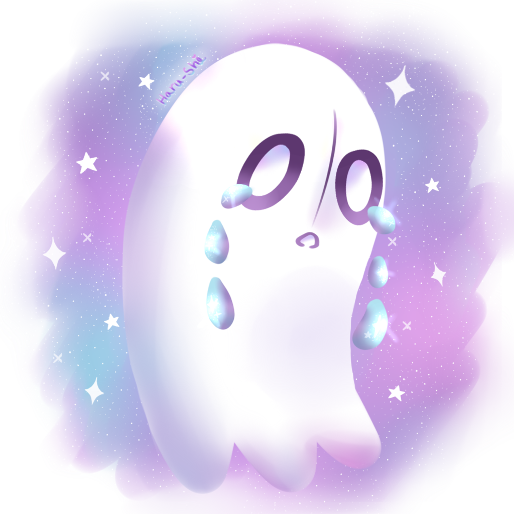 Download Cute Napstablook - Full Size PNG Image - PNGkit