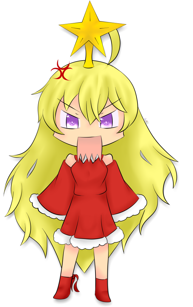Download Rwby Chibi Christmas - Yang Rwby Christmas - Full Size PNG ...