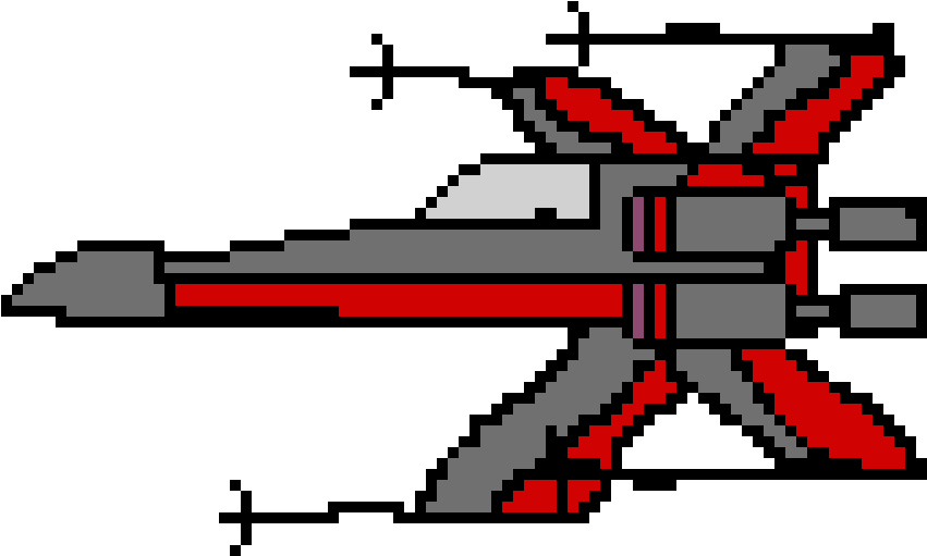 Download X-wing - Pixel Art X Wing - Full Size PNG Image - PNGkit
