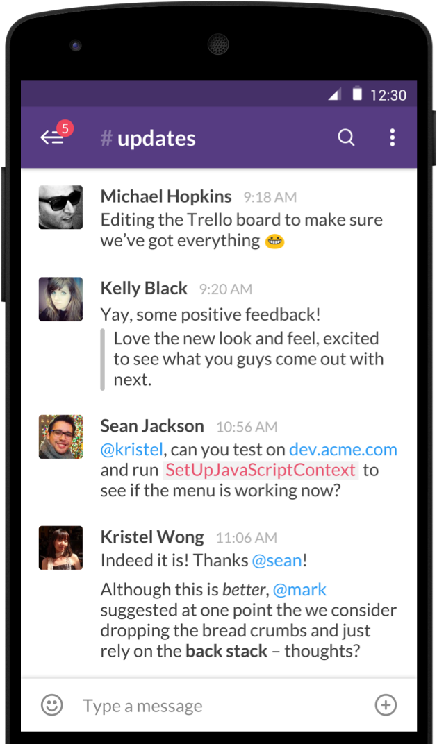 Download Slack For Android Updated With Much Faster Navigation, - Slack ...