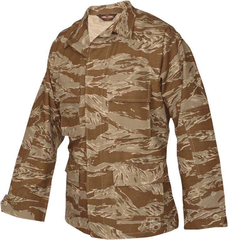Download Tru Spec Coat - Desert Tiger Stripe Camo - Full Size PNG Image ...