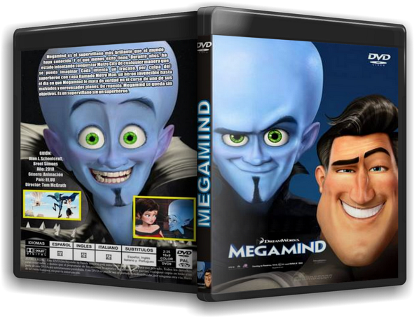 Download Megamind - Double-sided Poster: Megamind - Ferrell Vs. Pitt ...