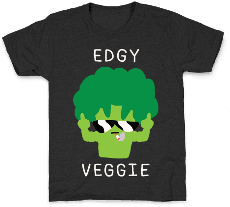 Download Edgy Veggie Kids T-shirt - T-shirt - Full Size PNG Image - PNGkit
