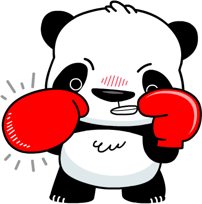 Download Punch - Giant Panda - Full Size PNG Image - PNGkit