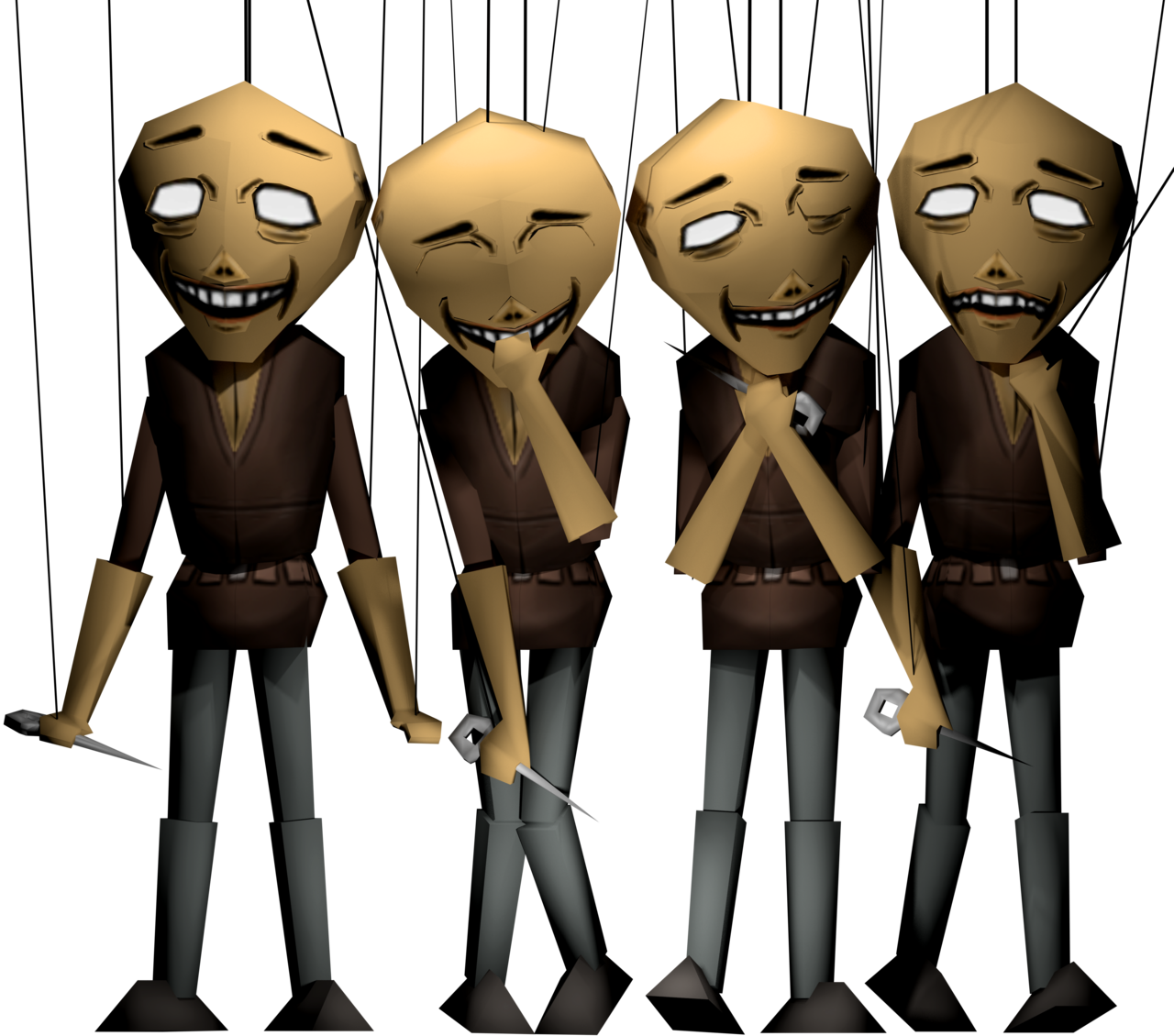 Download Two Parasitic Creatures The Merchant With His You - Cartoon ...