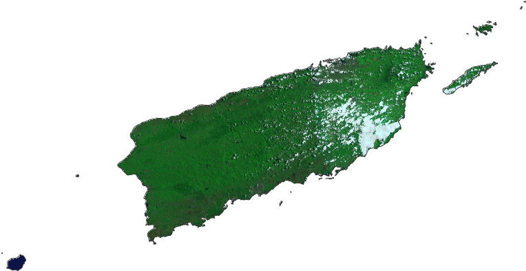 Download Thumbnail Png Image - Puerto Rico Satellite Map Png - Full ...