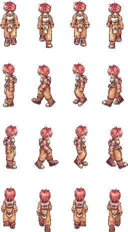 Download Transparent Character Texture Atlas From Ragnarok - 2d Game ...