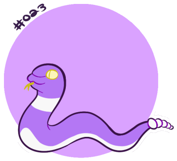 Download Day 023 - Ekans - Cartoon - Full Size PNG Image - PNGkit