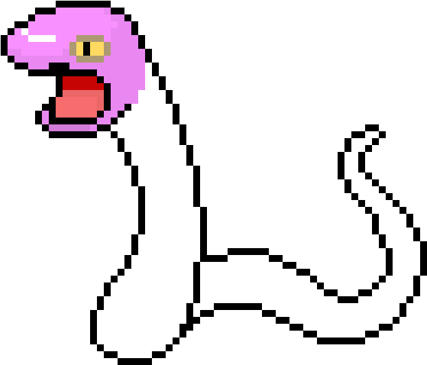 Download Ekans - Mario Pixel Art Ghost - Full Size PNG Image - PNGkit