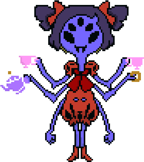 Download Muffet - Undertale Muffet Pixel Art - Full Size PNG Image - PNGkit