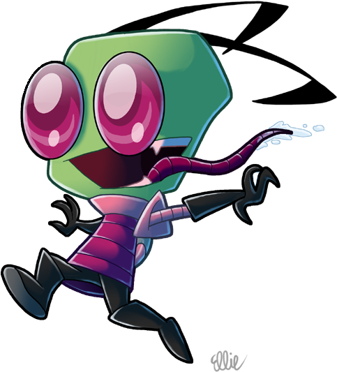 Download Evil Cuteness By Windwo1f - Invader Zim Chibi Transparent ...