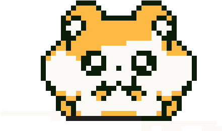 Download Hamtaro - Cute Food Pixel Art - Full Size PNG Image - PNGkit