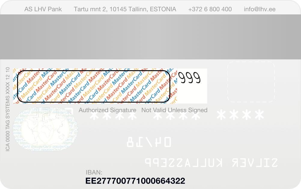 Download Sign Your Name On The Back Of The Card, And Your Card ...